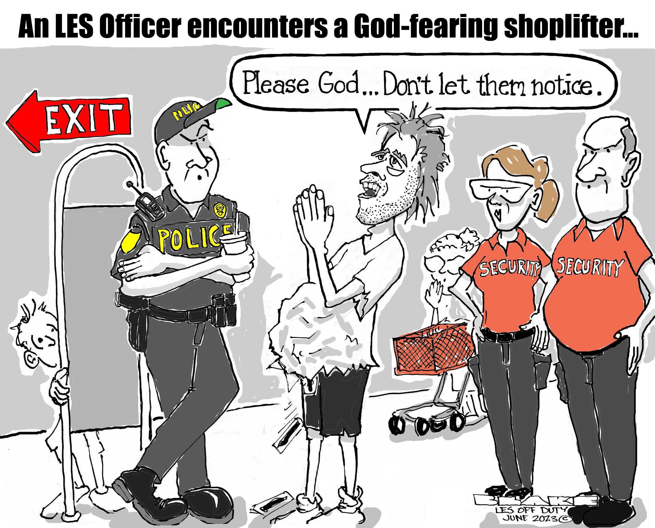 Law Enforcement Joke Of The Week: The Shoplifter - Law Enforcement ...